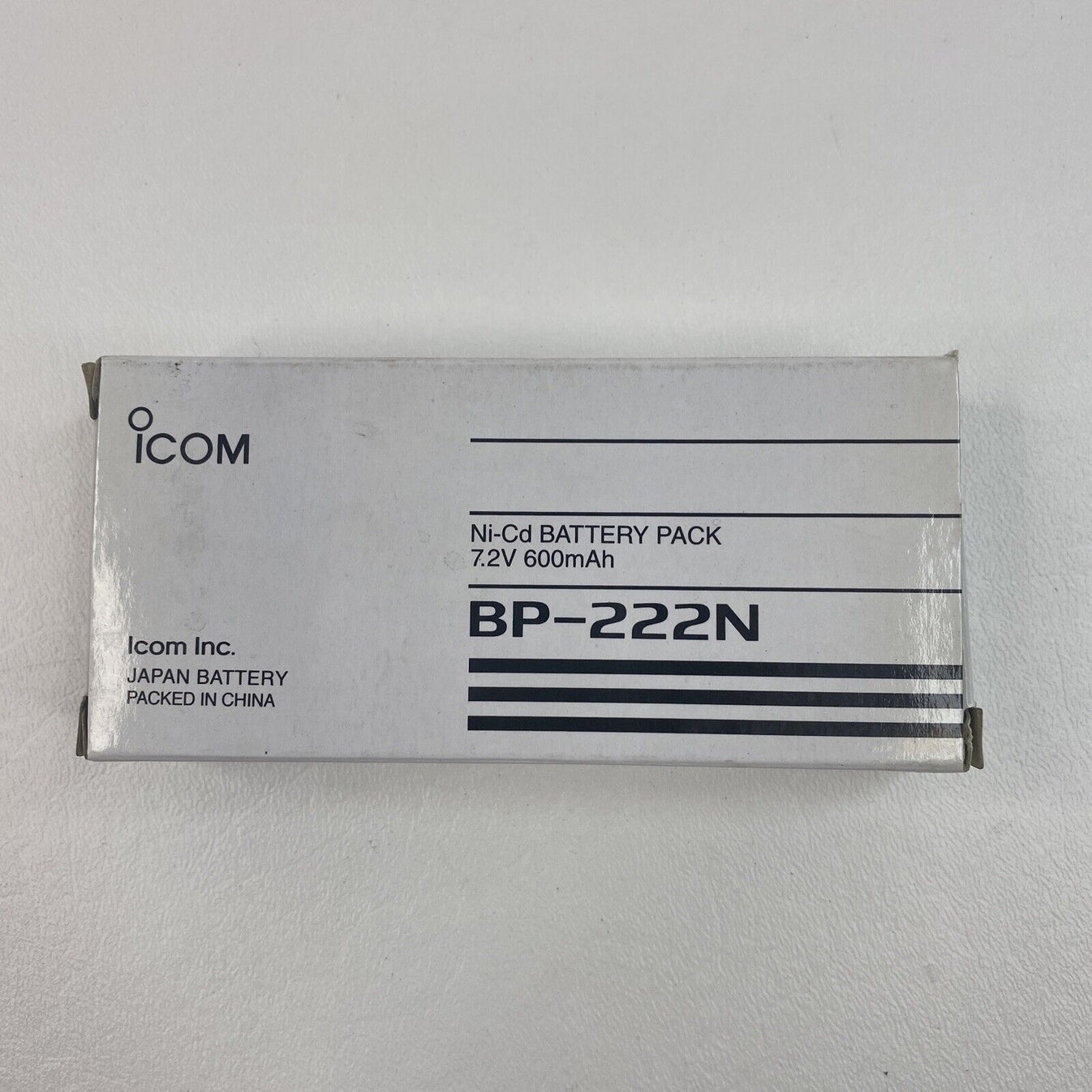 OEM Icom BP-222N Ni-Cd Battery Pack 7.2V 600mAh IC-U82 IC-V82 – Ehubamerica