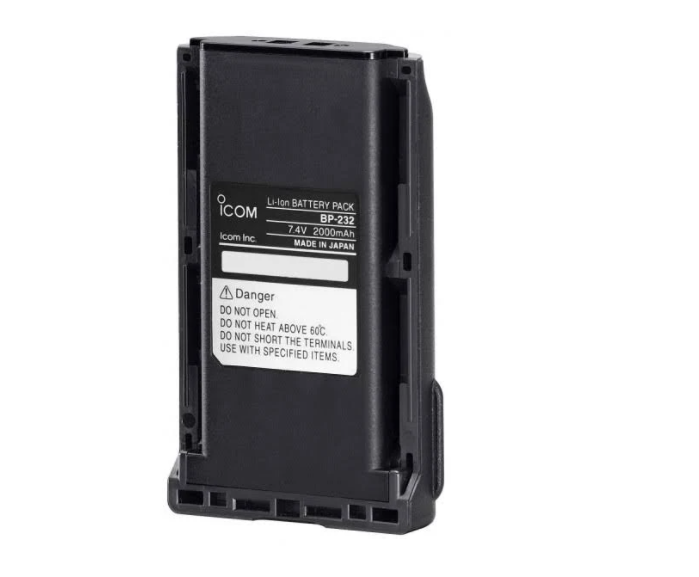 Icom BP-232H BP232H Battery OEM Li-Ion F24 F4161 F3161 F3011 F4011 F30 ...